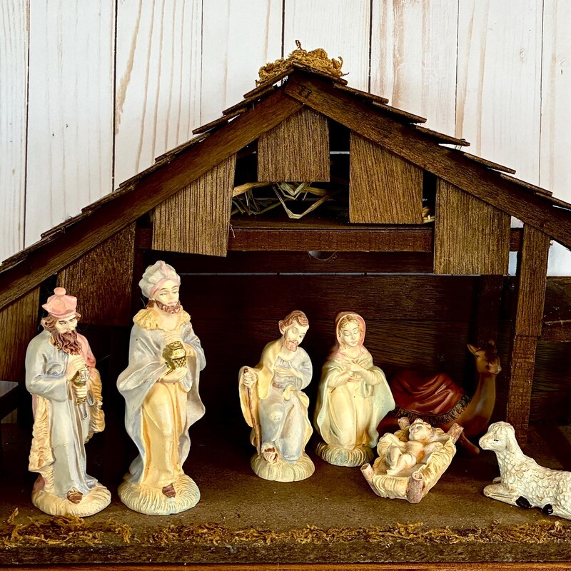 Wooden Creche - Etsy