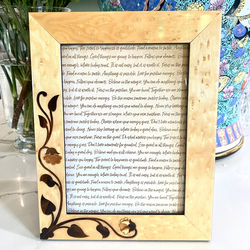 Wood Inlay Picture - Etsy