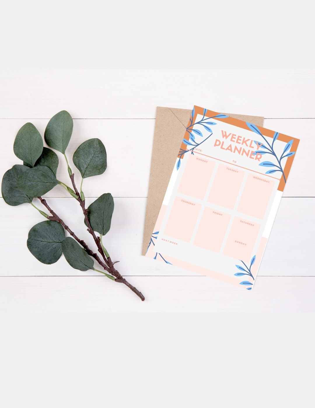 Digital Weekly Planner-printable Planner, Instant Download ...