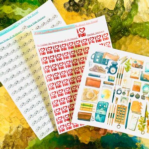 School Stickers/homeschool Planner Stickers/homeschool Kit/homeschool ...