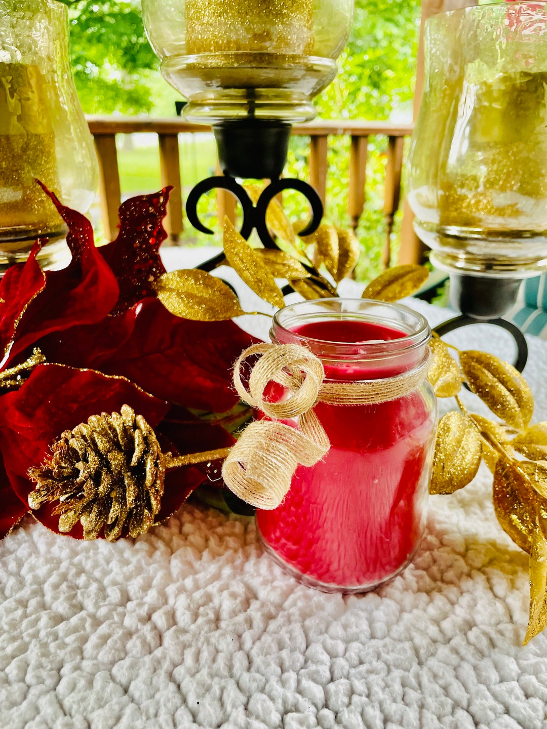 Cinnamon Spice Christmas Candles Handmade Scented Candles Gifts ...