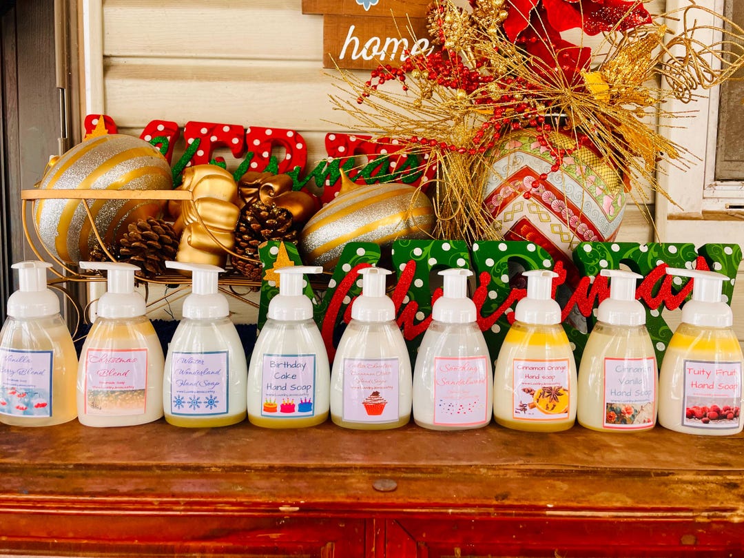 Hand Soap/foaming Hand Soap/natural Foaming Hand Soap/christmas Gift ...