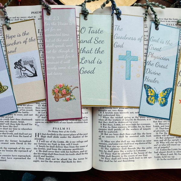 Christian Bookmarks - Etsy