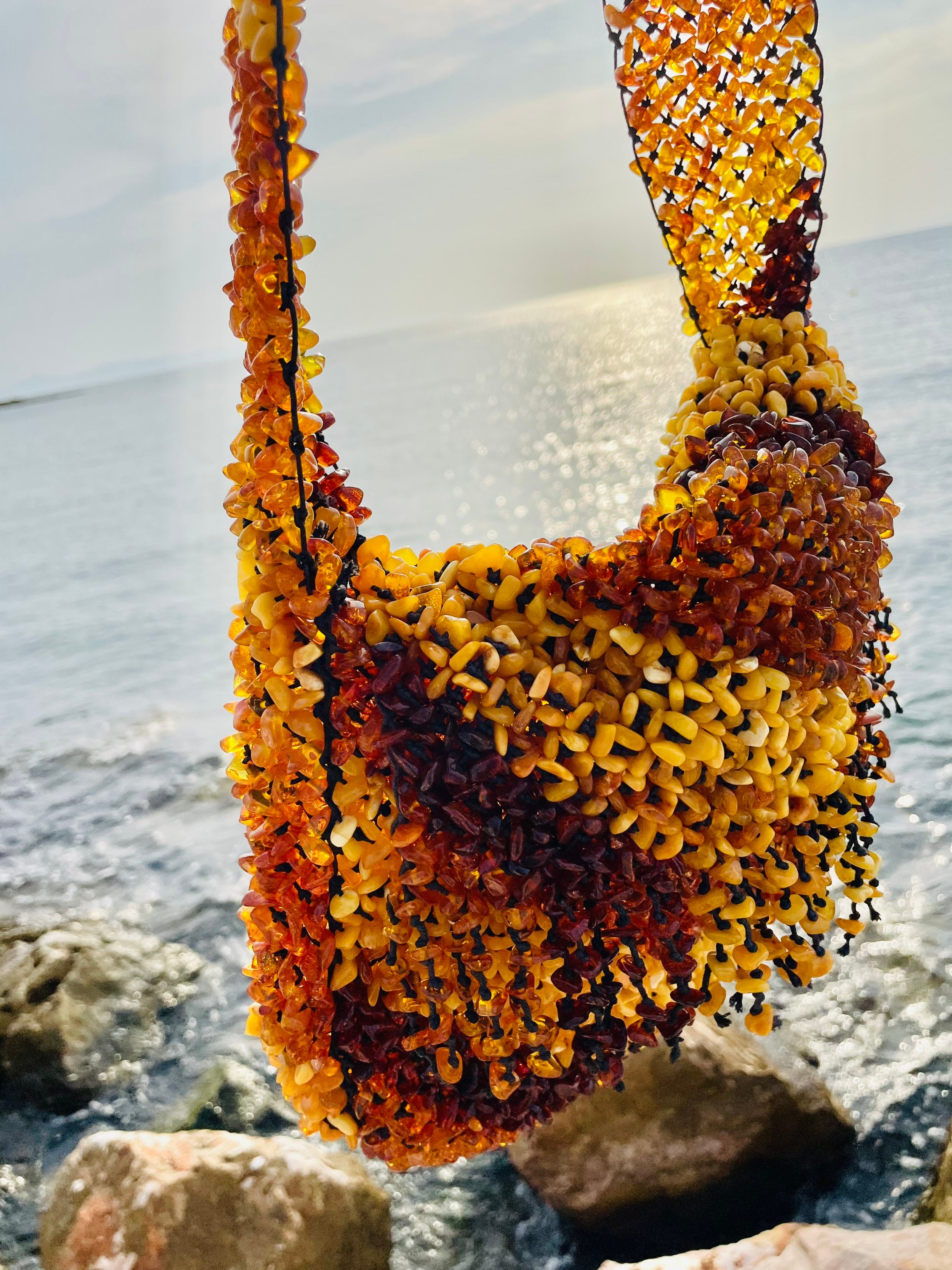 Unique Amber Handbag Unique Handmade Amber Bag Amber - Etsy Finland