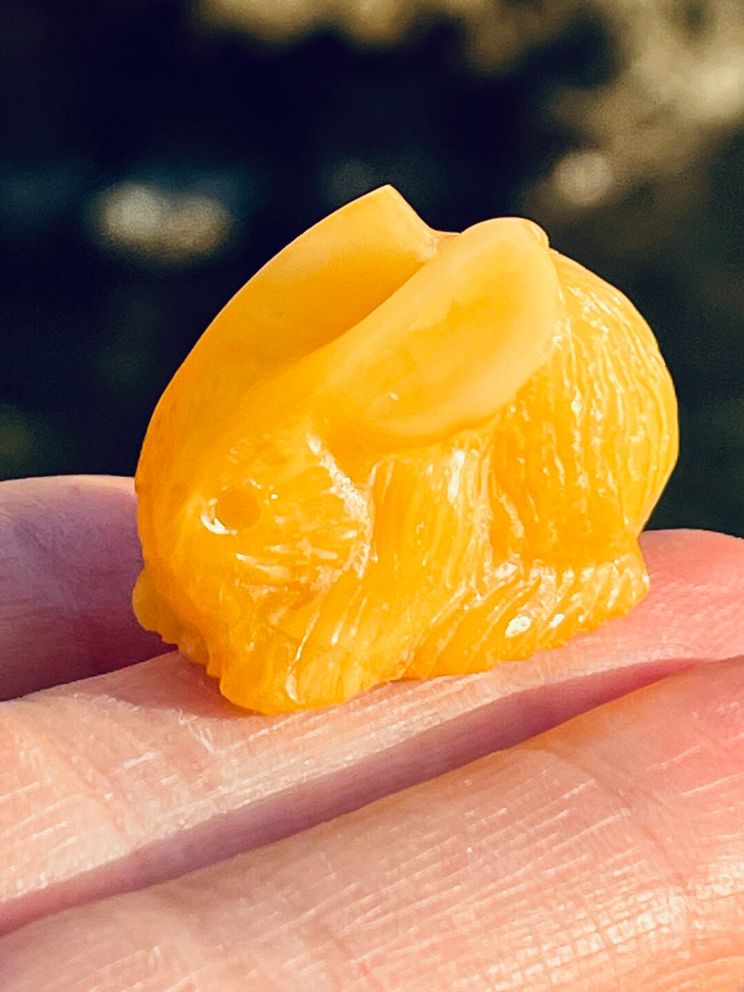 Handcarved Baltic Amber Rabbit Figurine - Year of the Rabbit - Etsy