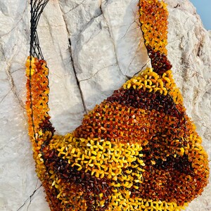 Unique Amber Handbag , Unique Handmade Amber Bag, Amber Handbag, Large ...