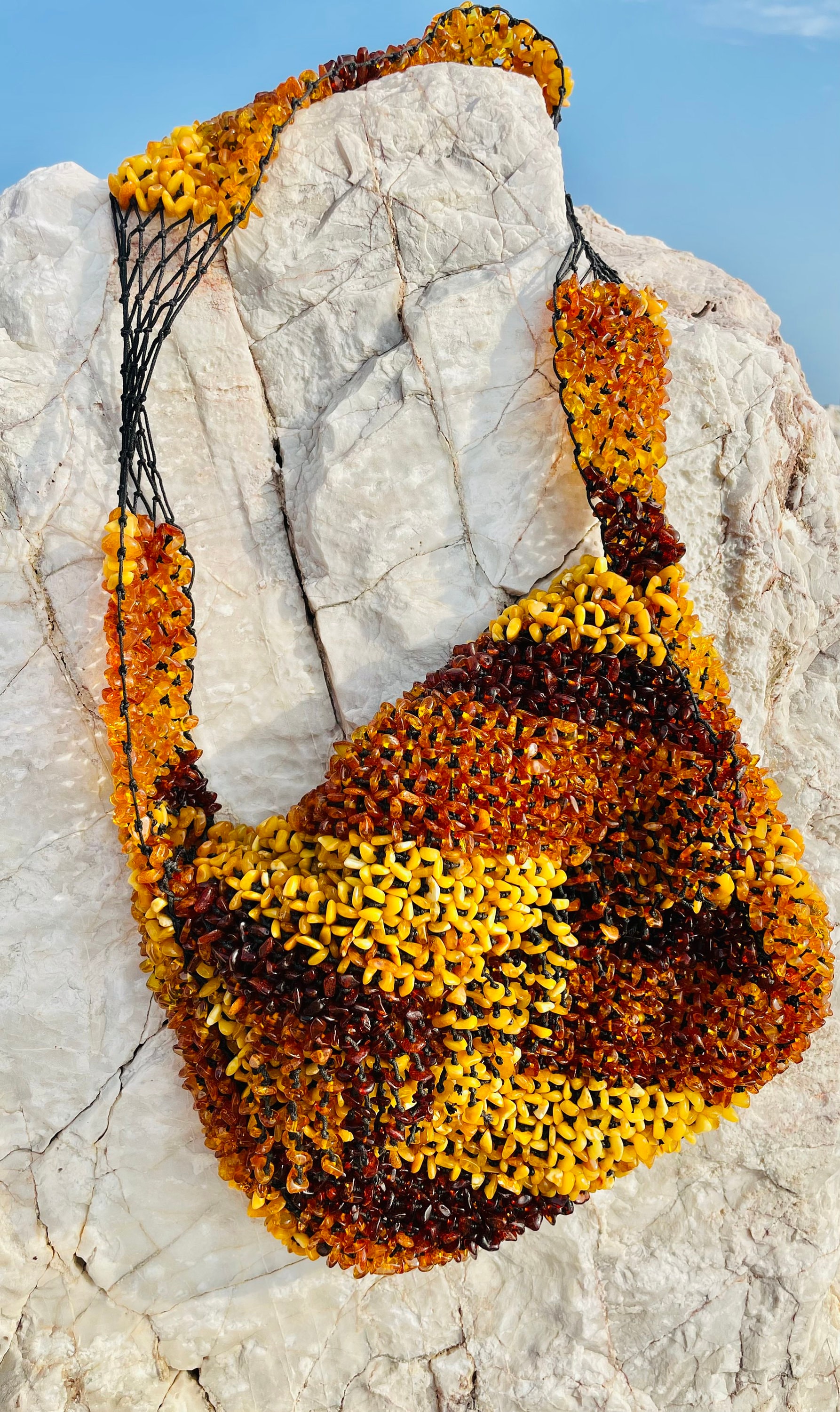 Unique Amber Handbag Unique Handmade Amber Bag Amber - Etsy Finland