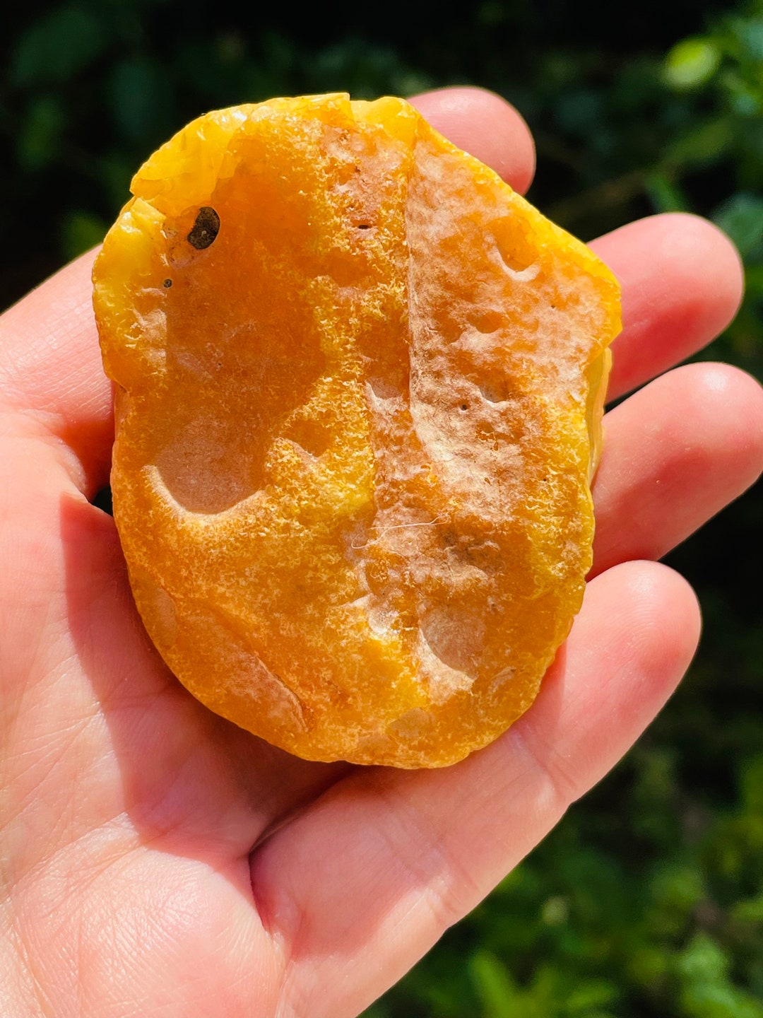 Butterscotch Raw Amber Stone , Large Raw Landscape Amber, Natural ...