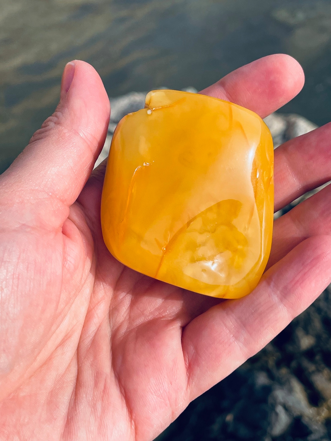 Large Raw Baltic Amber, 41g , Raw Landscape Amber, Natural Baltic Amber ...