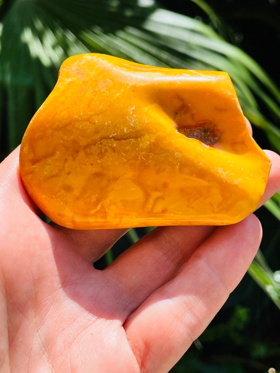 Butterscotch Raw Amber Stone Large Raw Landscape Amber - Etsy