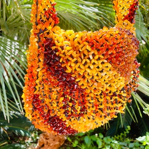 Unique Amber Handbag , Unique Handmade Amber Bag, Amber Handbag, Large ...