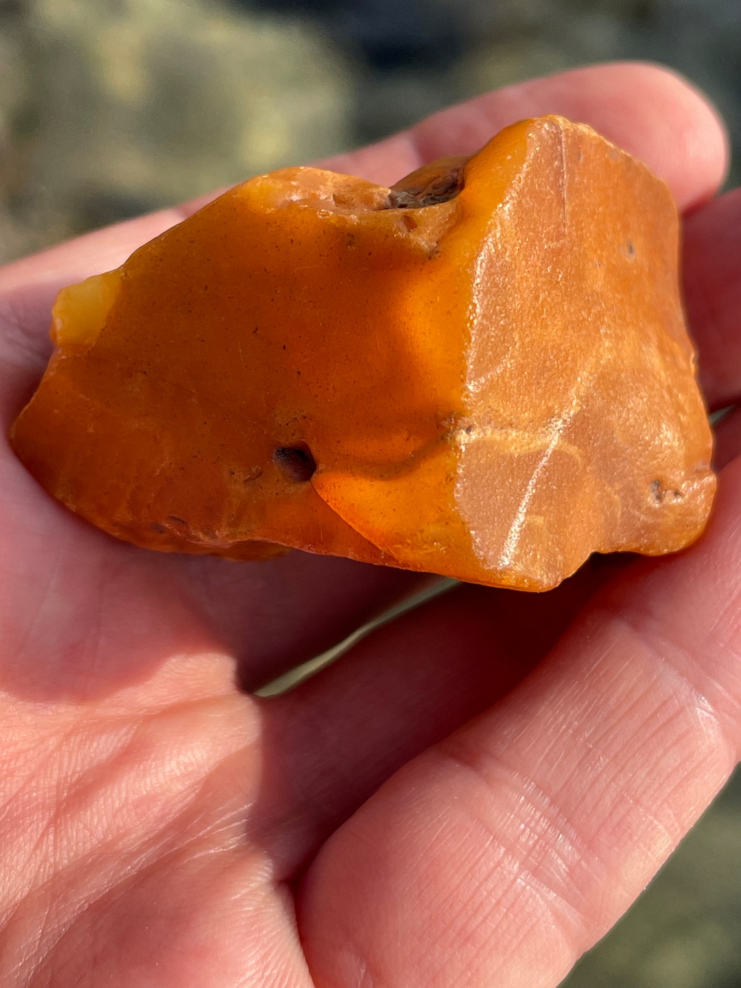 Butterscotch Raw Amber Stone , Large Raw Landscape Amber, Natural ...