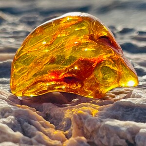 Sparkling Honey Amber , Natural Baltic Amber , Raw Amber Stone With ...