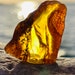 Sparkling Amber Stone, Natural Honey Baltic Amber, Natural Amber Stone ...