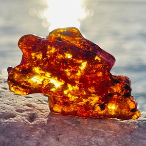 Red Amber , Natural Baltic Amber, Natural Amber Stone, Amber With ...