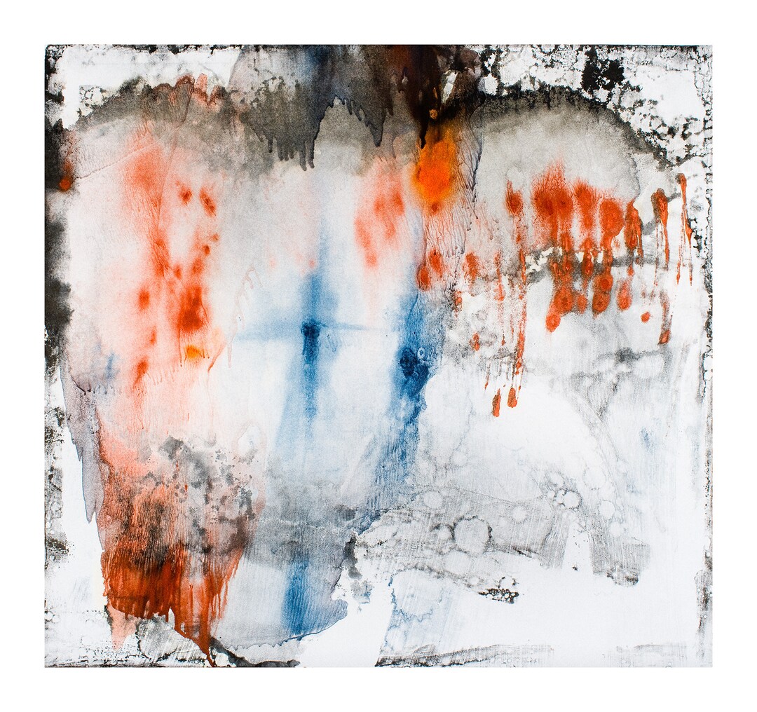 Fine Art Print of Monotype Abstract Art Contemporary Art - Etsy