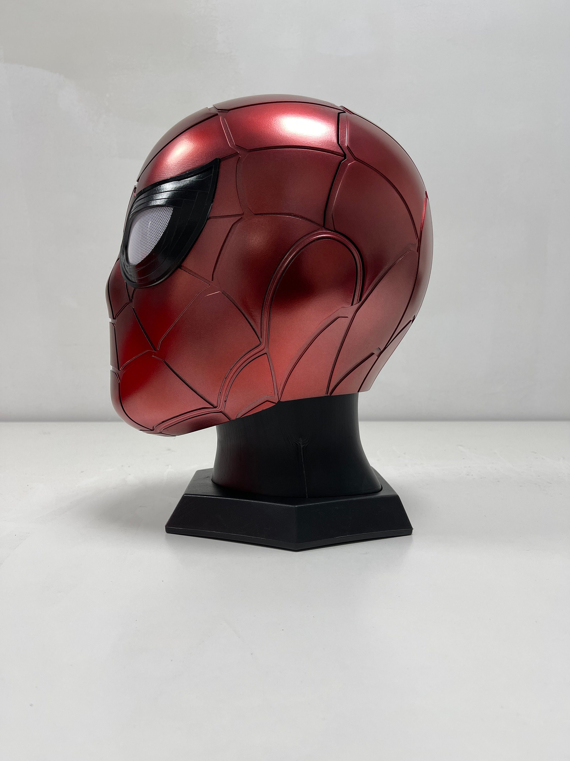 Iron Spider Man Mask, Avenger RPG Custom Wearable Glow Helmet Peter ...