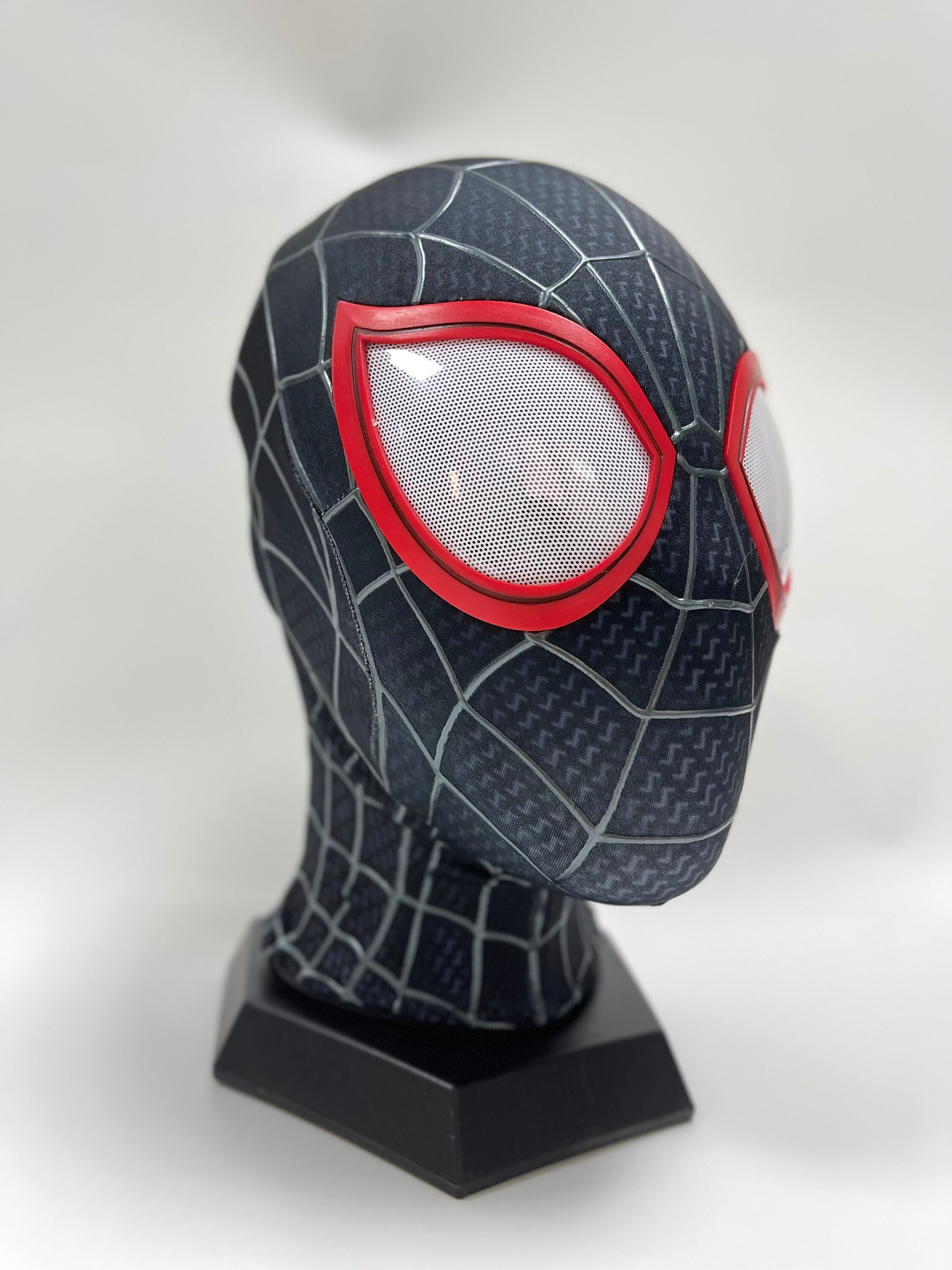 Customize the Miles Spider Man Maskmiles Mask Faceshell and - Etsy