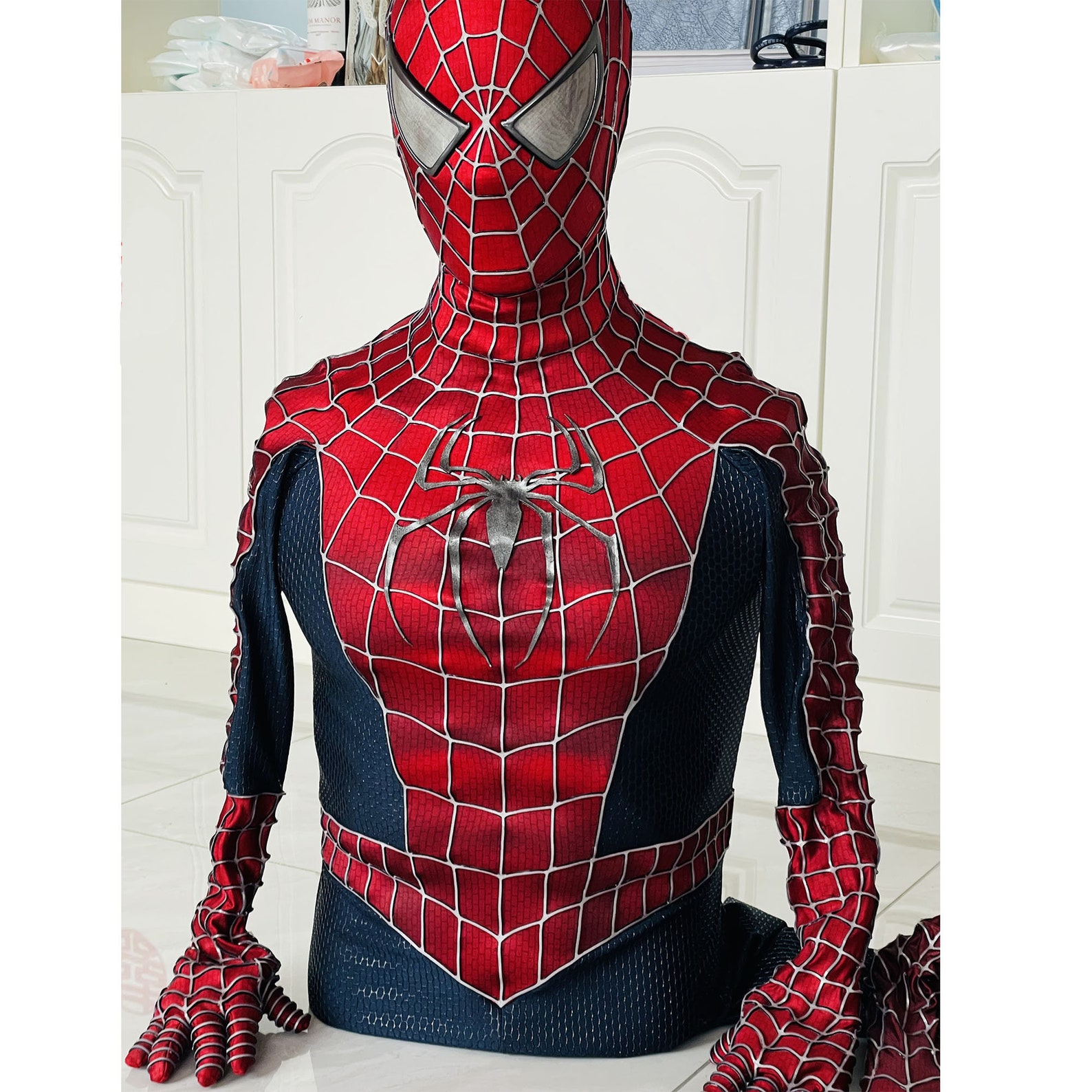Spider-man Suit Customization. Sam Raimi Spider-man Customized Mask ...