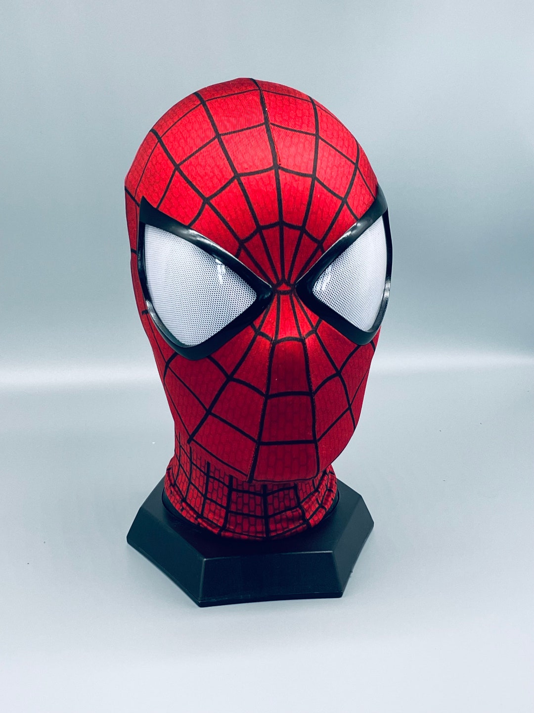 Customized Spiderman Mask With Faceshell,magnetic Lenses,wearable Movie ...
