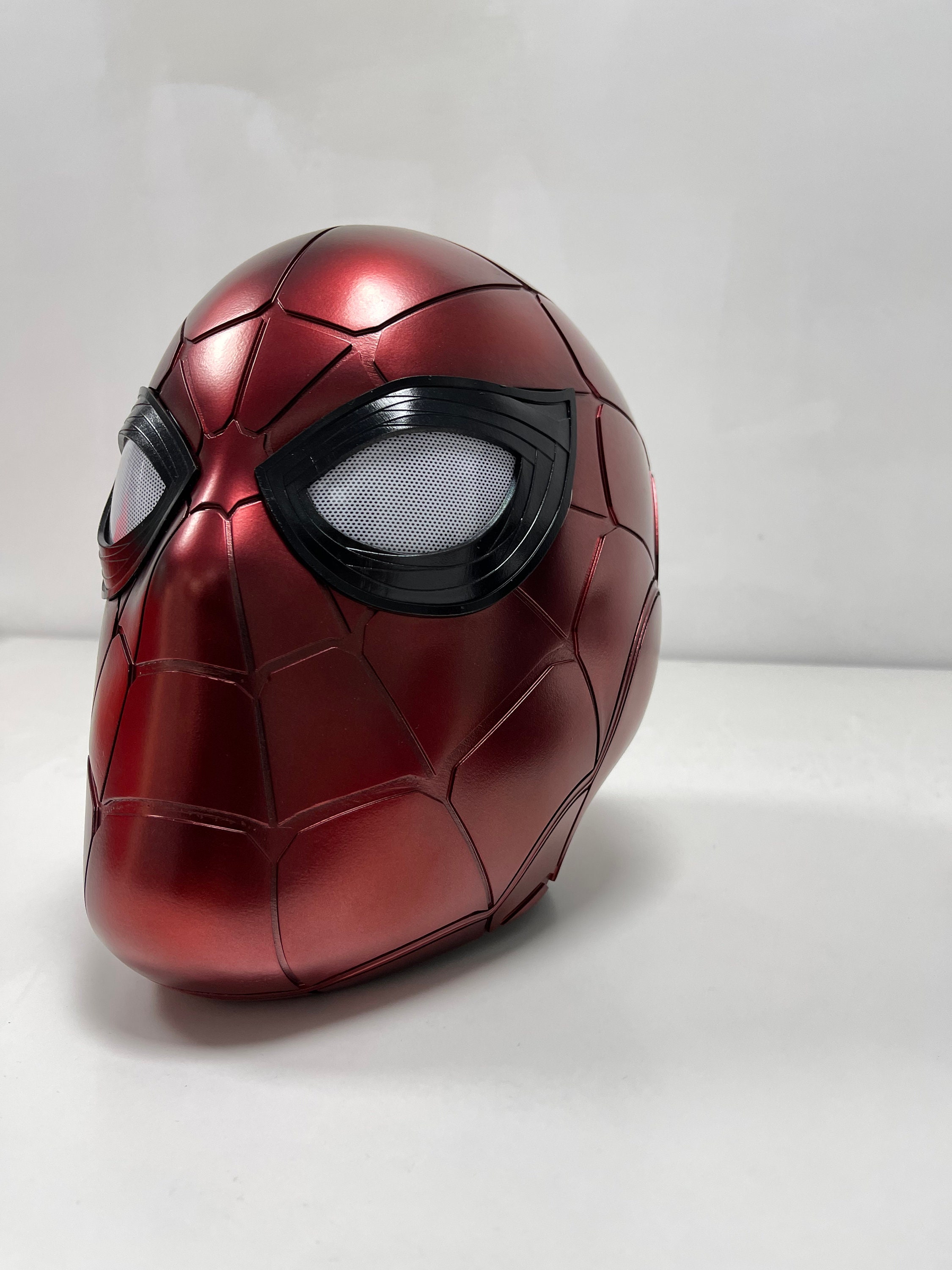 Iron Spider Man Mask, Avenger RPG Custom Wearable Glow Helmet Peter ...