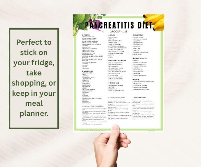 Pancreatitis Diet Grocery List | Low-fat Shopping Guide | Pancreas ...