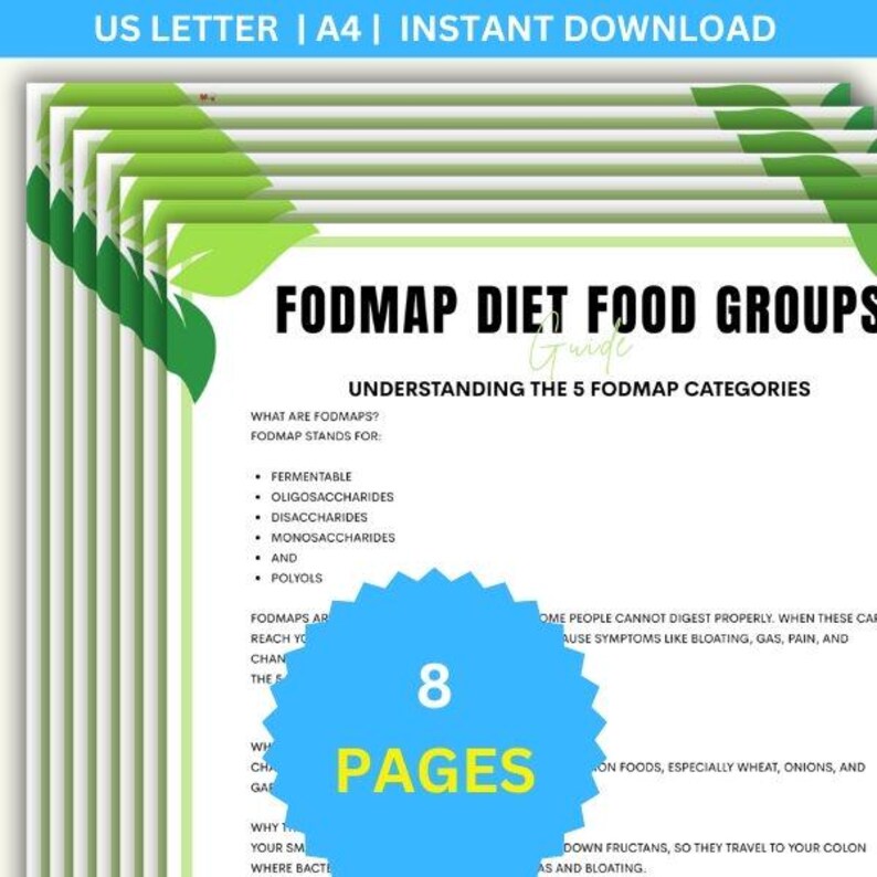 FODMAP Diet Food Groups Guide, 5 FODMAP Categories Explained, IBS ...