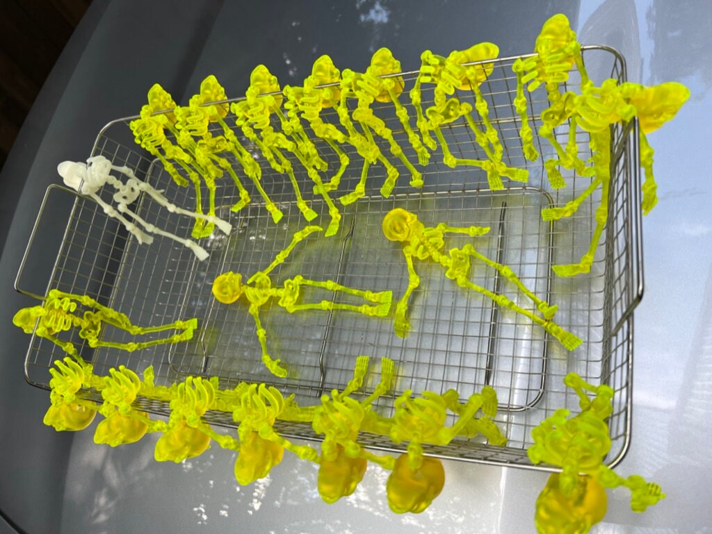 UV Reactive Skeleton / Trick or Treat / Flexi-skeleton - Etsy