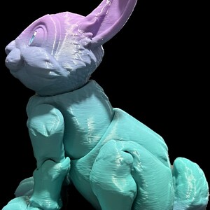 Articulated Bunny Rabbit - 3D Printed - Etsy