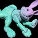 Articulated Bunny Rabbit 3D Printed - Etsy