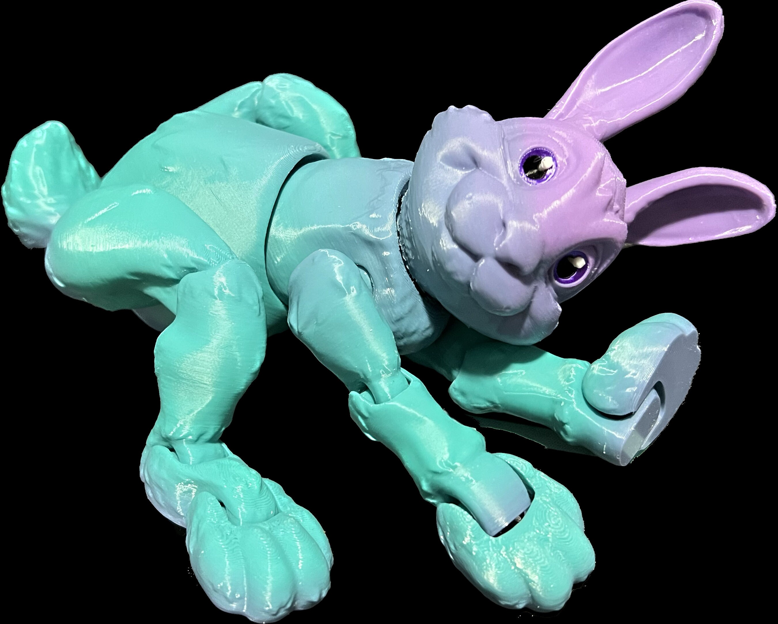 Articulated Bunny Rabbit 3D Printed - Etsy
