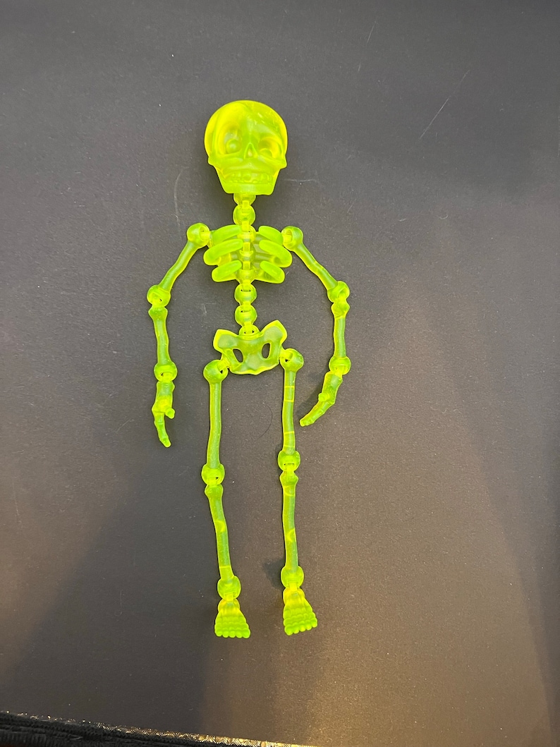 UV Reactive Skeleton / Trick or Treat / Flexi-skeleton - Etsy