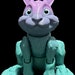 Articulated Bunny Rabbit 3D Printed - Etsy