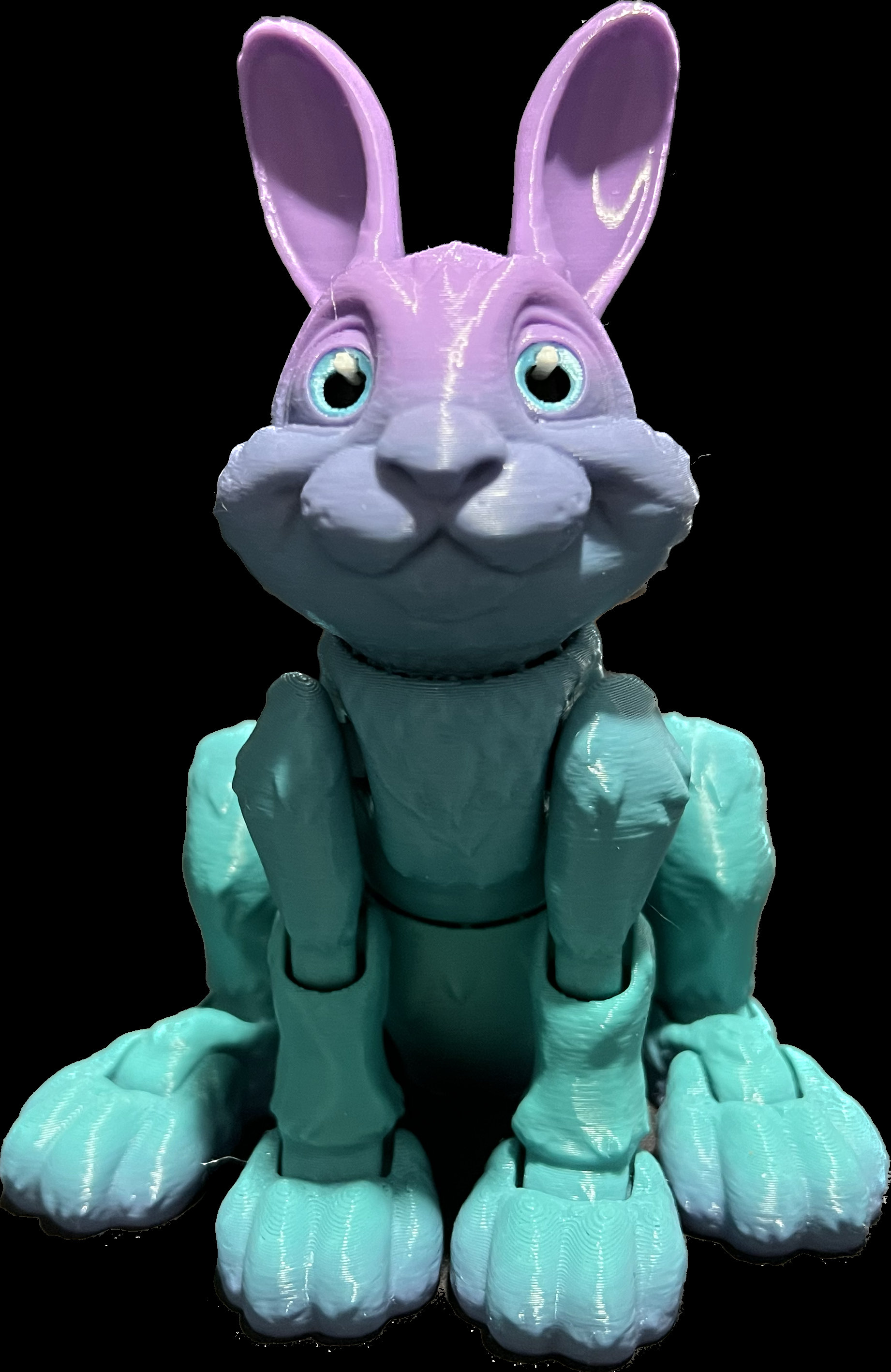 Articulated Bunny Rabbit 3D Printed - Etsy