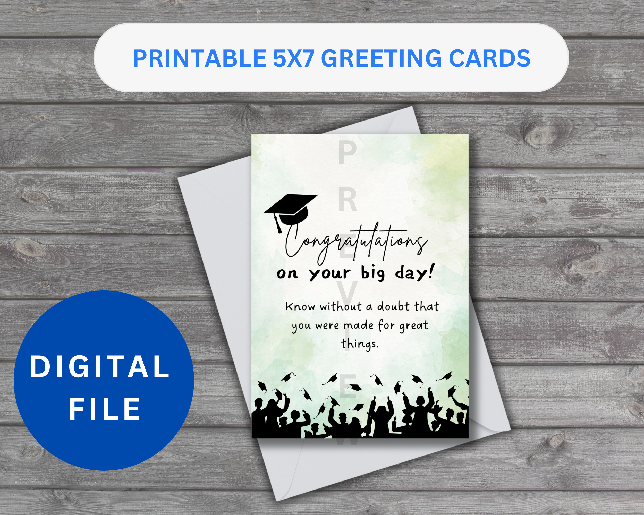 Printable Happy Graduation Card Template, Happy Graduation 2024 ...