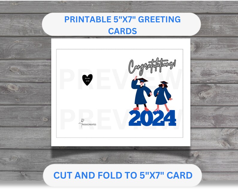 Printable Happy Graduation Card Template, Happy Graduation 2024 ...