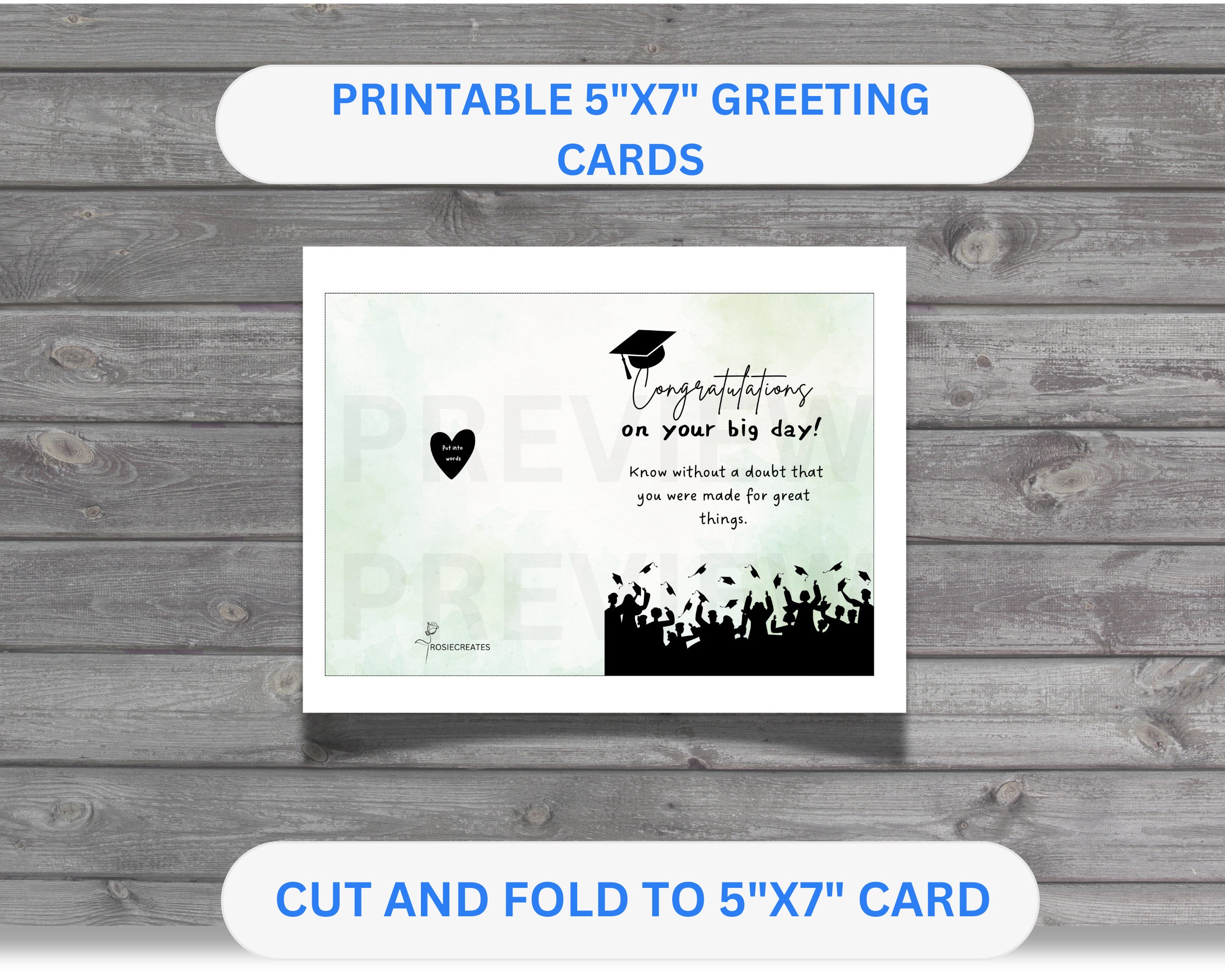 Printable Happy Graduation Card Template, Happy Graduation 2024 ...