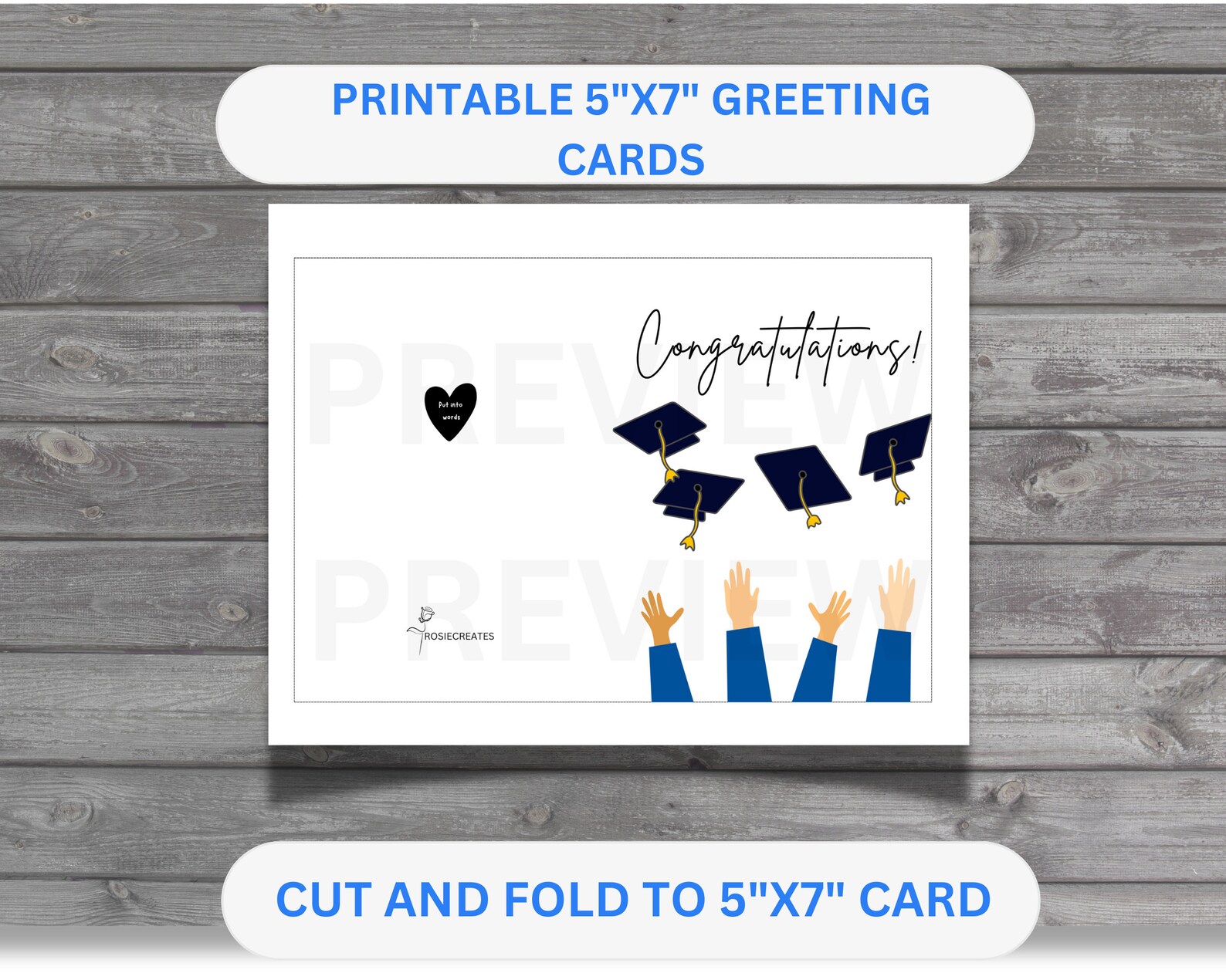 Printable Happy Graduation Card Template, Happy Graduation 2024 ...