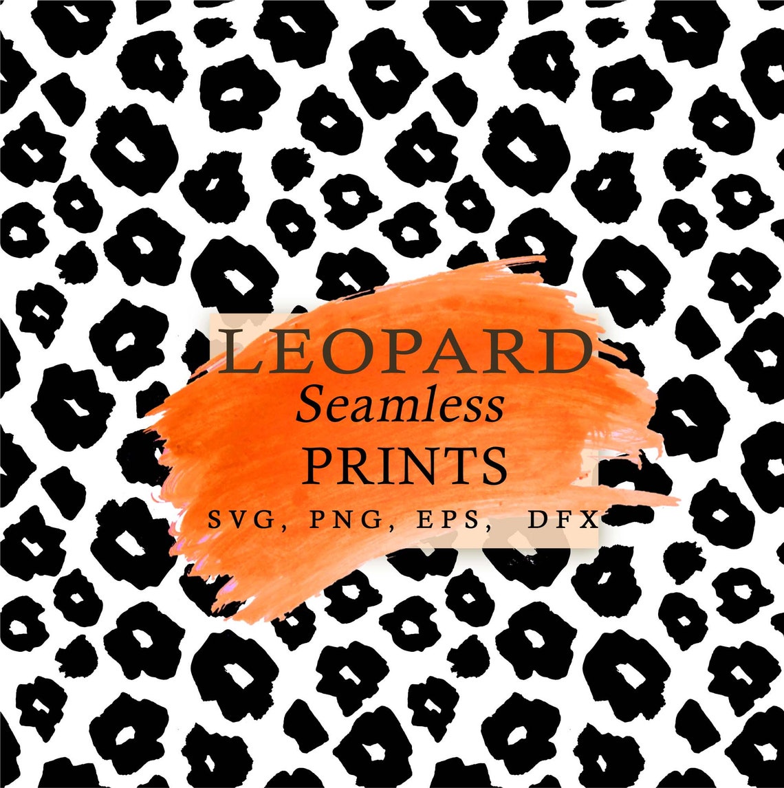 Leopard Print Seamless SVG, Cheetah Print Svg, Leopard Print Svg ...