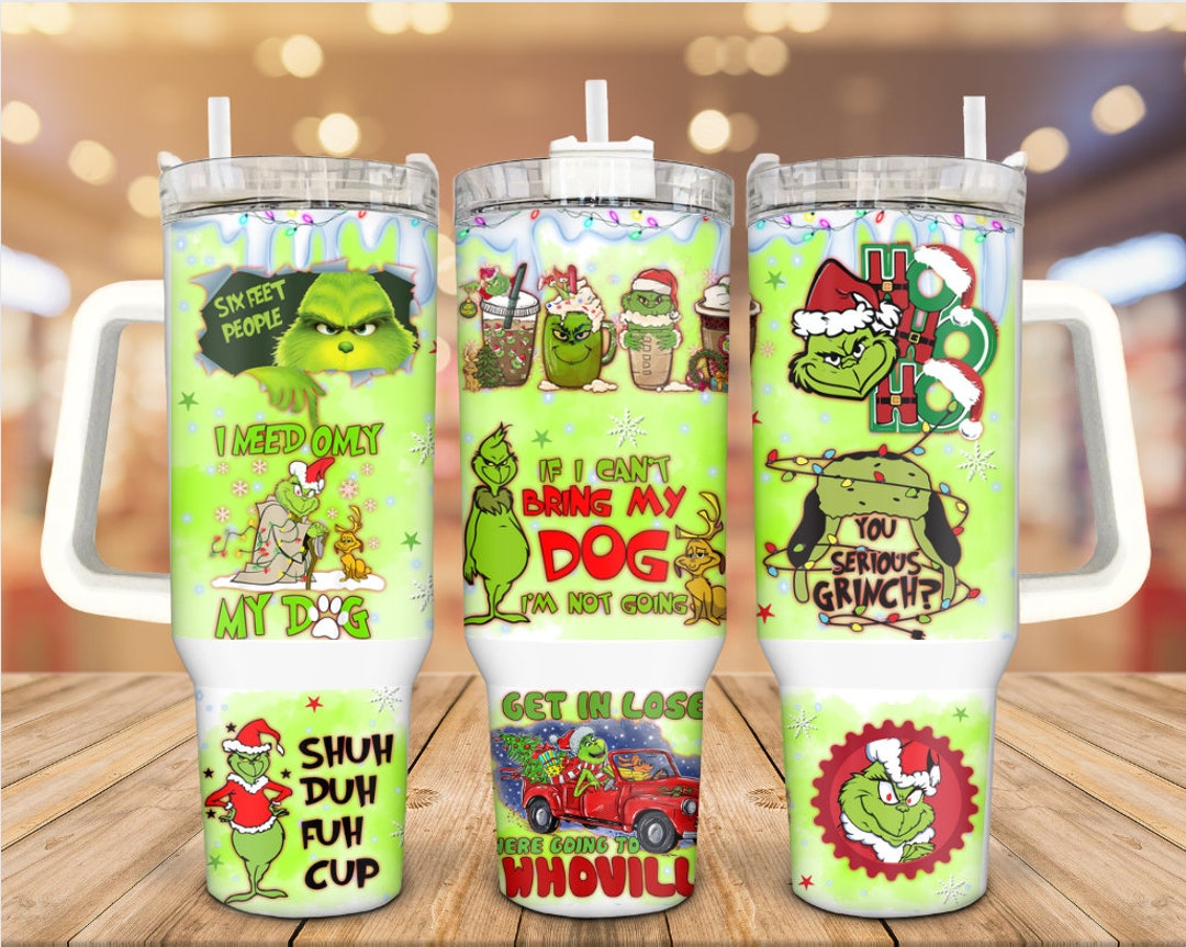 Get in Loser Grinch 40 Oz Tumbler, Stainless Steel Drinkware, Gift for ...
