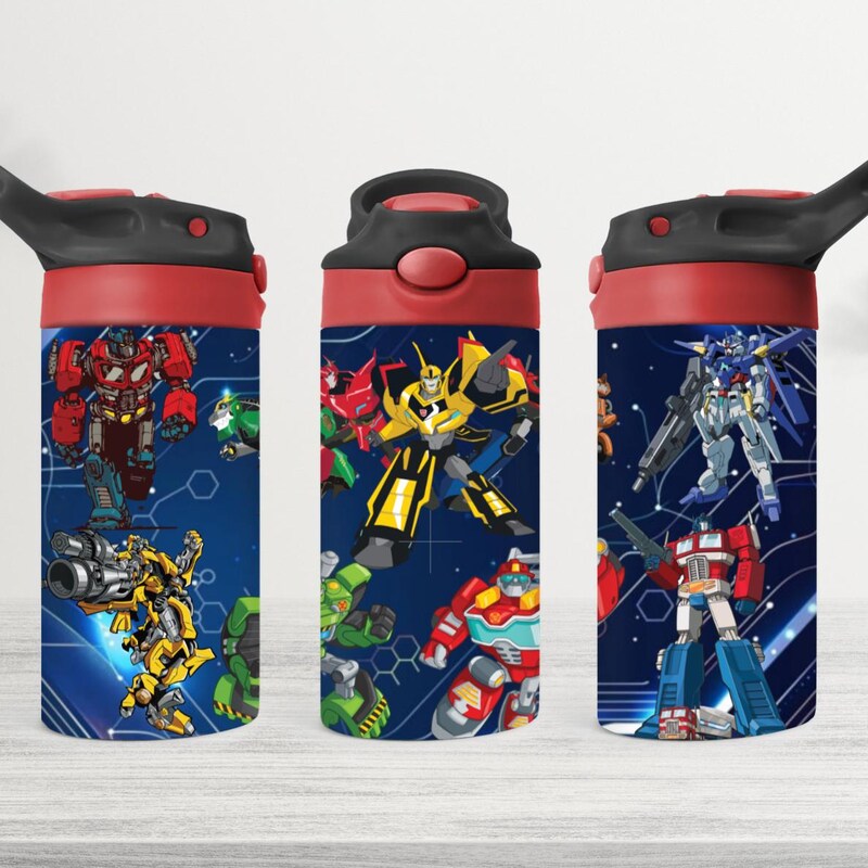 Transformer Water Bottle - Etsy