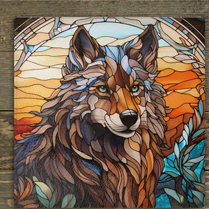 Wolf Tempered Glass Cutting Board, 4 Size Choices, Gift for Mom ...
