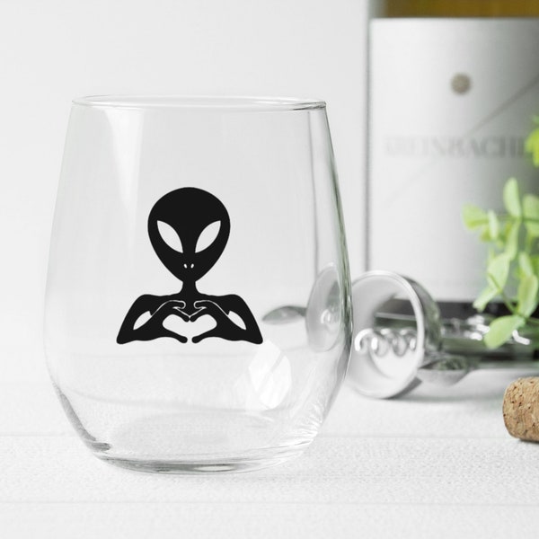 Vinyl Wine Glass - Etsy