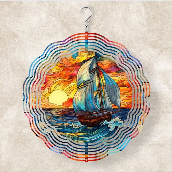 Sailboat Garden Art - Etsy