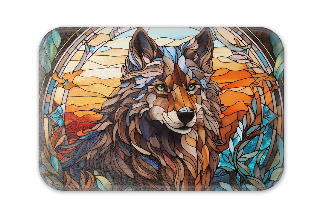 Wolf Tempered Glass Cutting Board, 4 Size Choices, Gift for Mom ...
