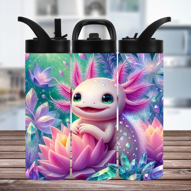 Axolotl Insulated Tumbler - Etsy