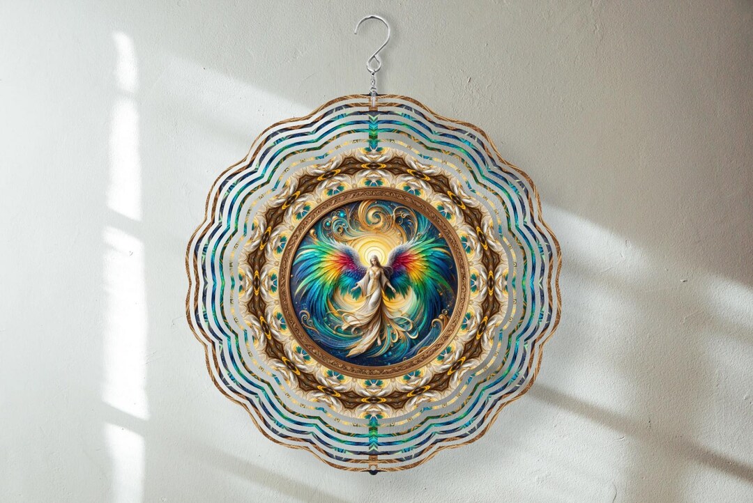 Beautiful Angel Wind Spinner, 3 Size Choices, Outdoor Garden Decor ...