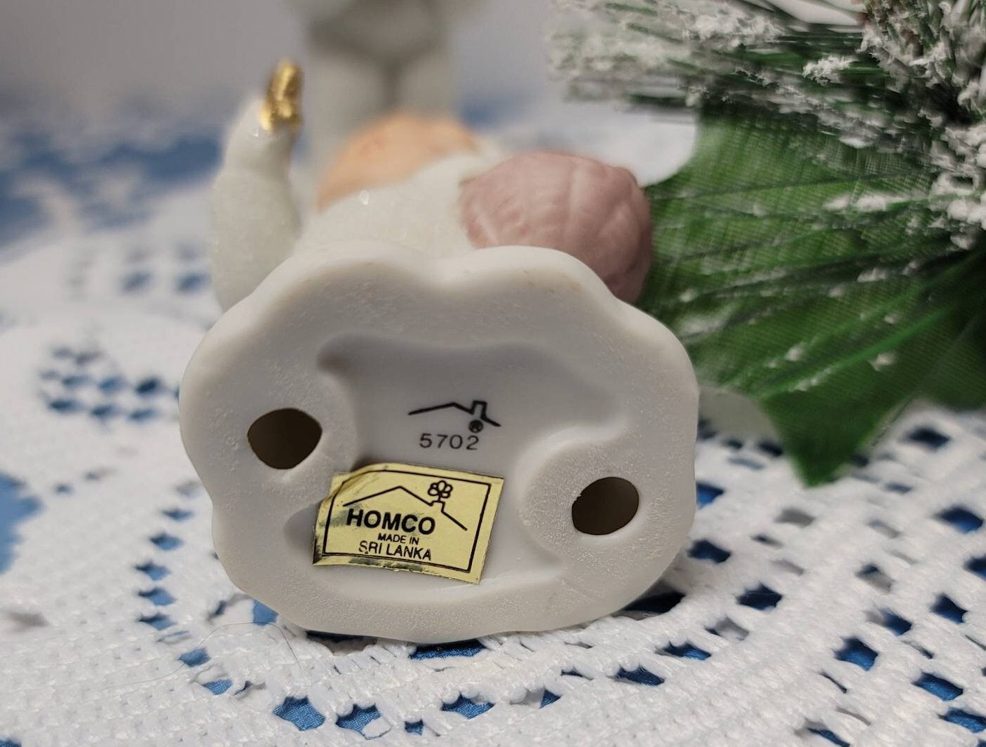 HOMCO SNOW BABIES Holding Gold Stars Set of 3 Item 5702 - Etsy