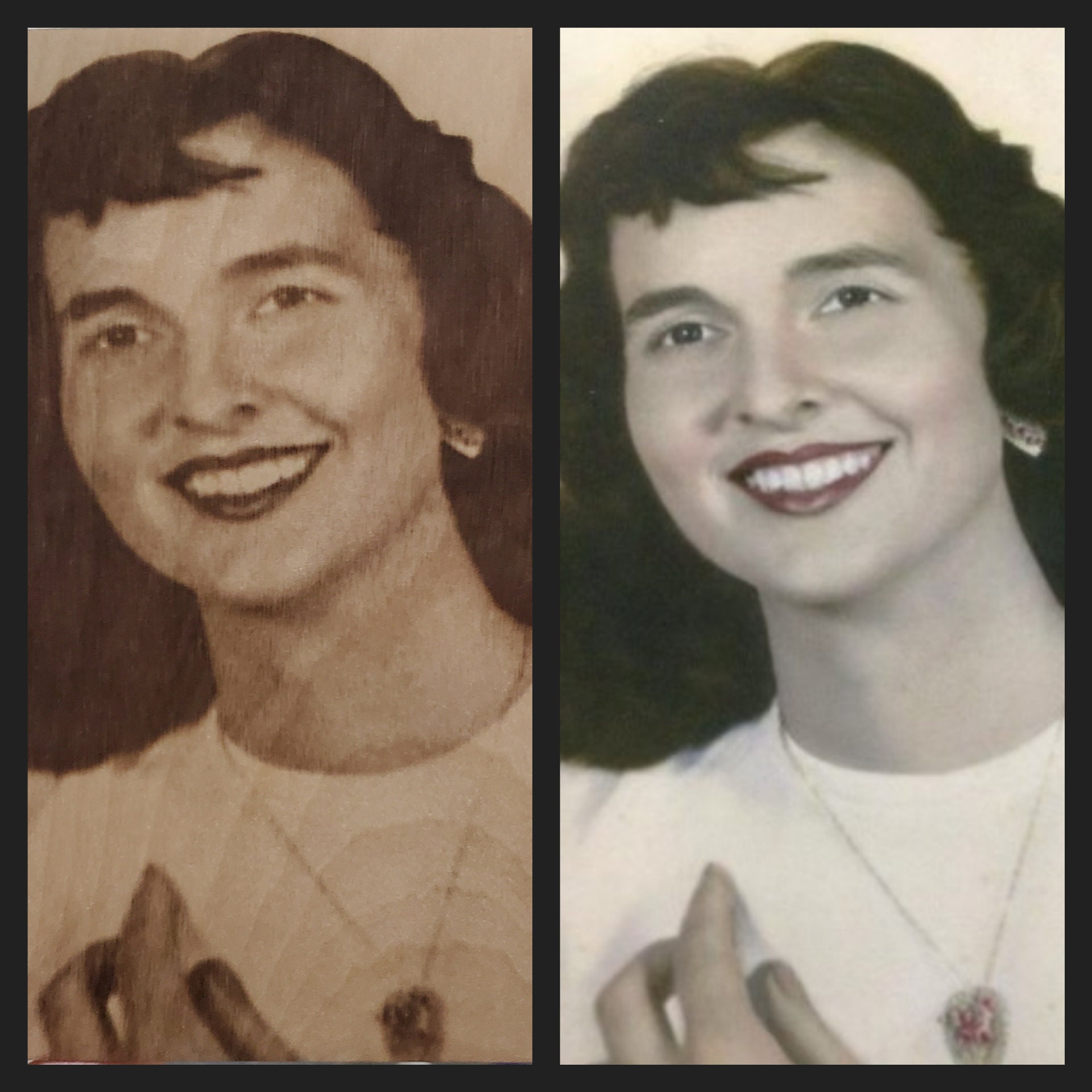 Laser Engraved Pictures/engraved Family Photo/engraved Kids - Etsy