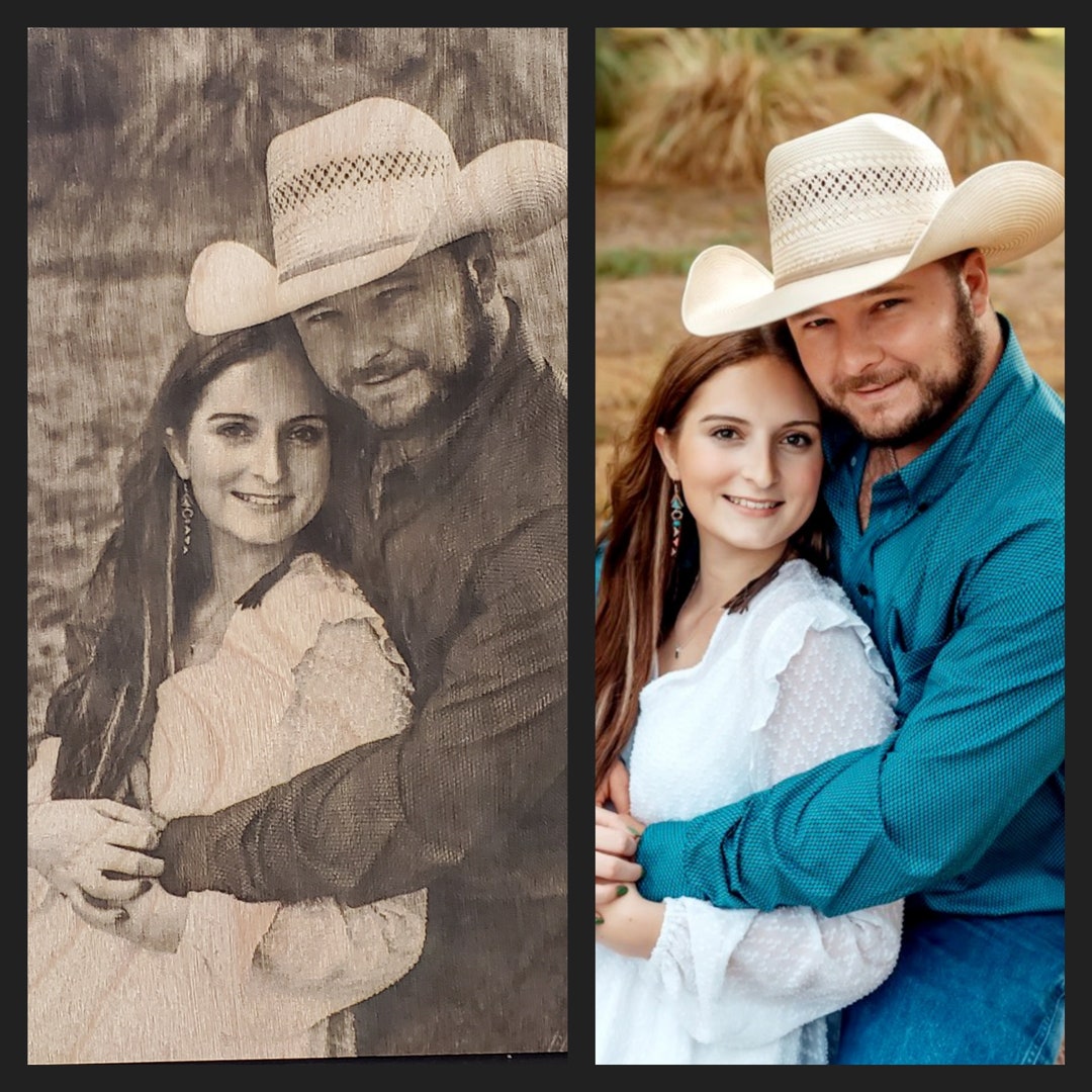 Laser Engraved Pictures/engraved Family Photo/engraved Kids Pictures ...